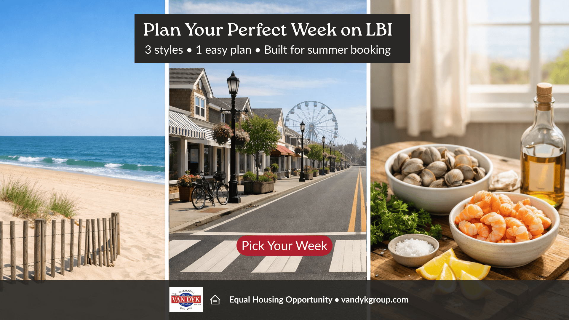 LBI Vacation Week Itinerary: 3 Ready Templates